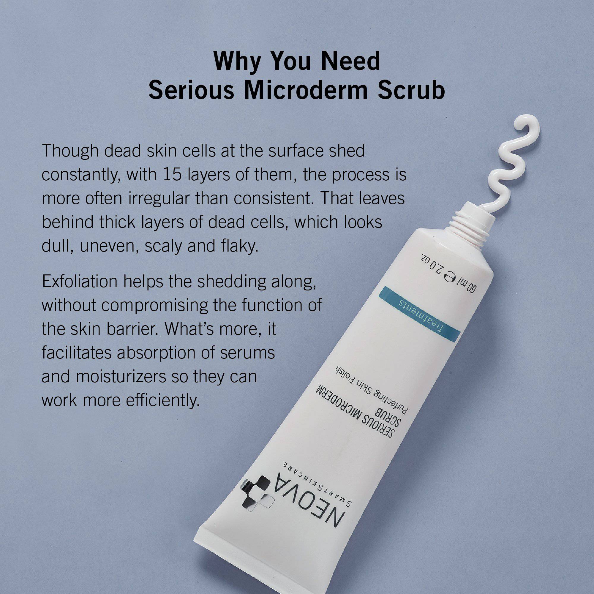 Serious Microderm Scrub | NEOVA® SmartSkincare